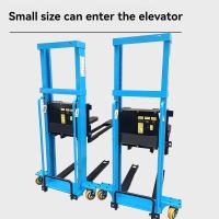 China Electric Truck Mounted Forklift Loading Unloading Goods Fully Automatic Handling Portable Forklift for sale