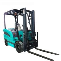 China Seat-type Electric Forklift with Four-wheel Counterbalance Seat-type Lithium Battery-powered Lift Stacker for sale
