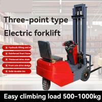 China Fully Electric Miniature Lift-seat Forklift Warehouse Shopping Mall Supermarket for sale