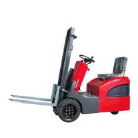 China Fully Electric Miniature Lift-seat Forklift Warehouse Shopping Mall Supermarket for sale