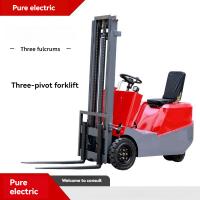 China Three-point Tlectric Torklift Mini Electric Forklift Sit-down Type  for Warehouse Handling for sale