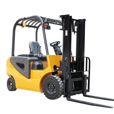 China Electric Forklift Four-wheel Counterbalanced Sit-down Lithium Battery-powered Elevated Stacking Machine for sale