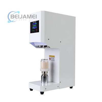China Commercial Milk Tea Manual Drive Can Sealing Machine Beverage Suitable for Outdoor Street Sales for sale