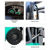 China Four-wheel Warehouse Refrigerated Storage Shopping Mall Supermarket Vehicle Handling Stacking Truck for sale