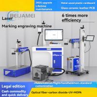 China Desktop Small Fully Automatic Metal Engraving and Coding Machine, Laser Ultraviolet Fiber Engraving Machine for sale