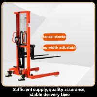 China Cross-border Ride-on Electric Forklift Manufacturer 1t1.5t2t Warehouse Ride-on Pallet Stacker for sale