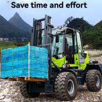 China Side Shift Diesel Forklift Four-wheel Drive Off-road Forklift 3t4t5t6t Handling Loading Multifunctional Lifting Crane for sale