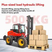 China Side Shift Diesel Forklift Four-wheel Drive Off-road Forklift 3t4t5t6t Handling Loading Multifunctional Lifting Crane for sale