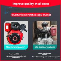 China Large Orchard Forest Branch Crusher, Branch and Leaf Wood Crusher for sale