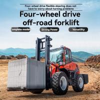 China Outdoor Diesel Forklift 3t4t5t6t Four-wheel Drive Mountain Hydraulic Handling Vehicle for sale