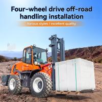 China Outdoor Diesel Forklift 3t4t5t6t Four-wheel Drive Mountain Hydraulic Handling Vehicle for sale