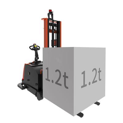 China Electric Forklift Station Driving Hydraulic Lift Truck High Stacking Truck 1t2t Stacking Truck for sale
