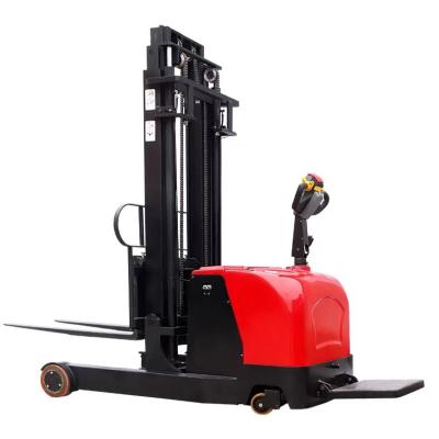 China Warehouse Handling Vehicle 1t2t Fully Electric Stacker Front Movable Type for sale