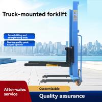 China Econvenient Small Stacker Forklift Workshop Climbing Forklift Fast Lift Truck Electric Forklift for sale