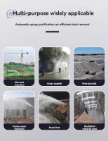 China High pole fog pile spray system dust removal and cooling intelligent automatic 360 degree rotation for sale