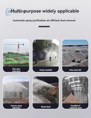 China High pole fog pile spray system dust removal and cooling intelligent automatic 360 degree rotation for sale