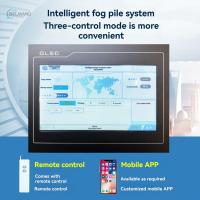 China High pole fog pile spray system dust removal and cooling intelligent automatic 360 degree rotation for sale