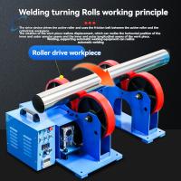 China Welding Roller Frame Automatic Welding Positioner Small Pipe Cylinder for sale