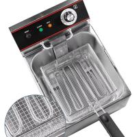 China Single Cylinder Fryer, French Fries, Fried Chicken Shop, Commercial Fried Chicken Multifunctional Frying Machine for sale
