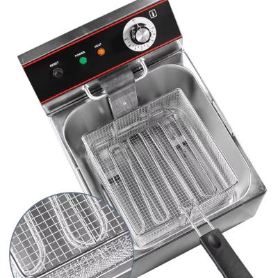 China Single Cylinder Fryer, French Fries, Fried Chicken Shop, Commercial Fried Chicken Multifunctional Frying Machine for sale