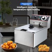 China Single Cylinder Fryer, French Fries, Fried Chicken Shop, Commercial Fried Chicken Multifunctional Frying Machine for sale