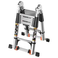 China Aluminum Alloy Multi-functional Telescopic Ladder, Folding Engineering Lift, Portable Stair Climbing Straight Ladder for sale