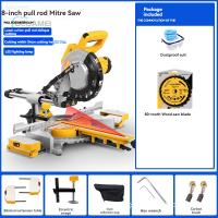 China 8-inch Pull Rod Oblique Cutting Saw, Single Oblique Cutting Saw, Aluminum Machine for sale