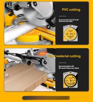 China 8-inch Pull Rod Oblique Cutting Saw, Single Oblique Cutting Saw, Aluminum Machine for sale