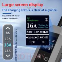 China European Standard Certified Type2 EV Charger, 16A Charging Gun for New Energy Electric Vehicles, 7kw Charging Station for sale