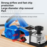 China 1200W Portable Electric Planer - ABS Plastic Body, 11000RPM, 1MM Cutting Depth for Home Woodworking for sale