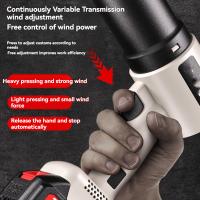 China High-Power Cordless Air Blower - 10m³/min Airflow, 4Ah Battery, 16000RPM for Workshop & Car Detailing for sale