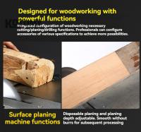 China Professional 3-in-1 Wood Planer & Saw Machine - 120mm Planing Width, Plug-in Power, for Home & Industrial Projects for sale