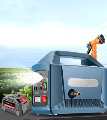 China Portable 4-Core Watering Machine - High Power Copper Motors, Long-Range Water Delivery, for Home & Farm Use for sale
