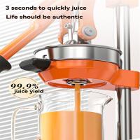 China Cast Iron Citrus Juicer , Extra-Large Commercial Grade Manual Hand Press , Heavy Duty Countertop Squeezer for Fresh Orange Juice for sale