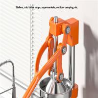 China Cast Iron Citrus Juicer , Extra-Large Commercial Grade Manual Hand Press , Heavy Duty Countertop Squeezer for Fresh Orange Juice for sale