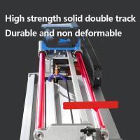 China Desktop Tile Cutting Machine, 45° Chamfering & Edge Grinding, Dust-Free Electric Cutter with Infrared Guide for Precise Cutting for sale