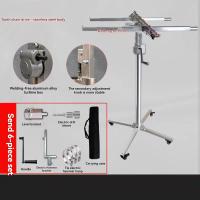 China Multifunctional Gypsum Board Lifter, Stainless Steel Construction, Foldable & Portable, Ideal for Ceiling Installation for sale