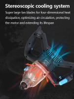 China 1800W Industrial Electric Mixer, Dual Speed 180-750RPM, 140mm Mixing Rod, for Paint, Cement & Putty Mixing for sale