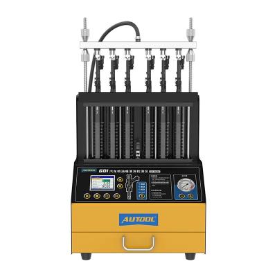 China CT200 6-Cylinder Fuel Injector Cleaner & Tester, Ultrasonic Cleaning, Leakage & Atomization Testing, 110/220V for sale
