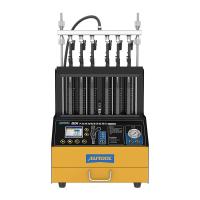 China Automotive Fuel Injector Cleaning Machine, 6-Cylinder Design, Ultrasonic Cleaning & Flow Testing, Ideal for Auto Repair Shops for sale