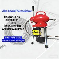 China 80-2800 Electric Pipe Dredger, 220V, for 4-10cm Pipes, Rolling Chrome Bearings & Foam Metallurgy Lock Core, 14.5m Cleaning Reach for sale