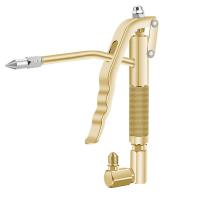 China Universal Alloy Grease Gun Nozzle, Dual Universal Joints Flexible Rotation, High Pressure Grease Coupler for Grease Guns for sale