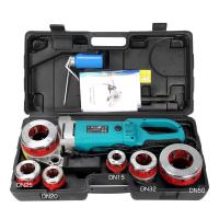 China Portable Electric Threading Machine, Power Lock Button & Anti-Slip Handle, 1/2