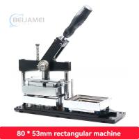 China Rectangular Refrigerator Badge Sticking Machine with Gear Core Components (80x53 & 90x65mm) for sale