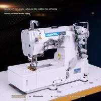 China 3 Needles 5 Thread Interlock Sewing Machine Automatic Left Cutter Tape Binding Interlock Sewing Machine for sale