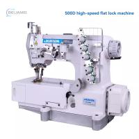 China 3 Needles 5 Thread Interlock Sewing Machine Automatic Left Cutter Tape Binding Interlock Sewing Machine for sale