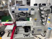 China 3 Needles 5 Thread Interlock Sewing Machine Automatic Left Cutter Tape Binding Interlock Sewing Machine for sale