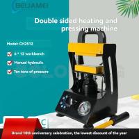 China Heating and Pressing Machine, Manual Jack, Hydraulic Double Sided Heating and Pressing Machine for sale