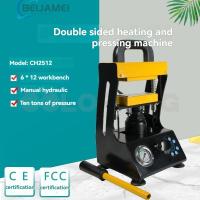 China Heating and Pressing Machine, Manual Jack, Hydraulic Double Sided Heating and Pressing Machine for sale