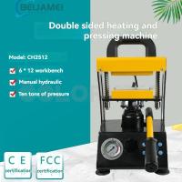 China Heating and Pressing Machine, Manual Jack, Hydraulic Double Sided Heating and Pressing Machine for sale